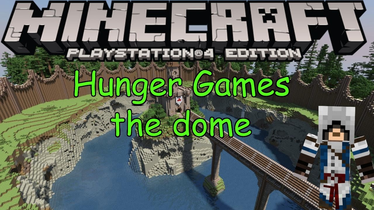 minecraft PS4 hunger Games map - the dome - previwe - YouTube