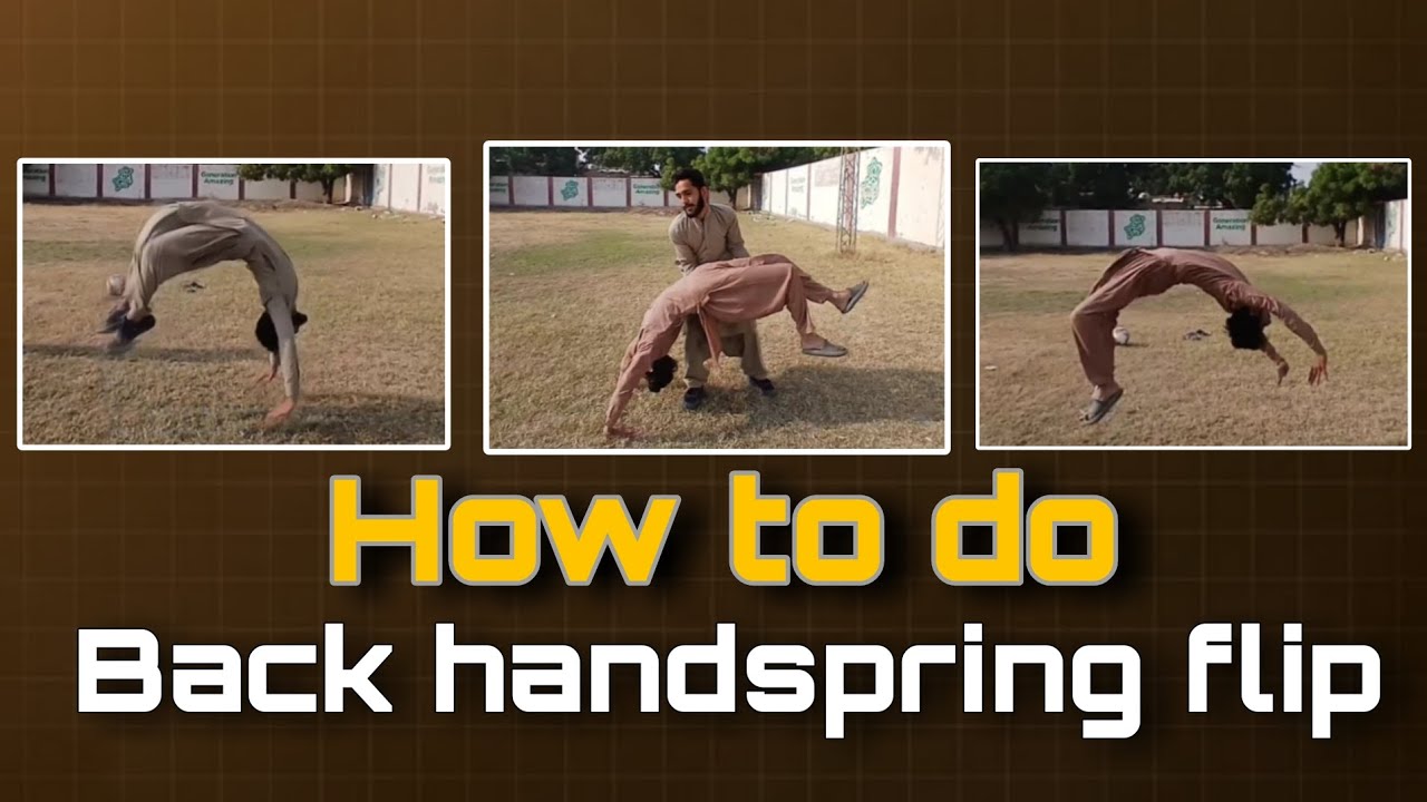 How to do back handspring [Full tutorial] - YouTube