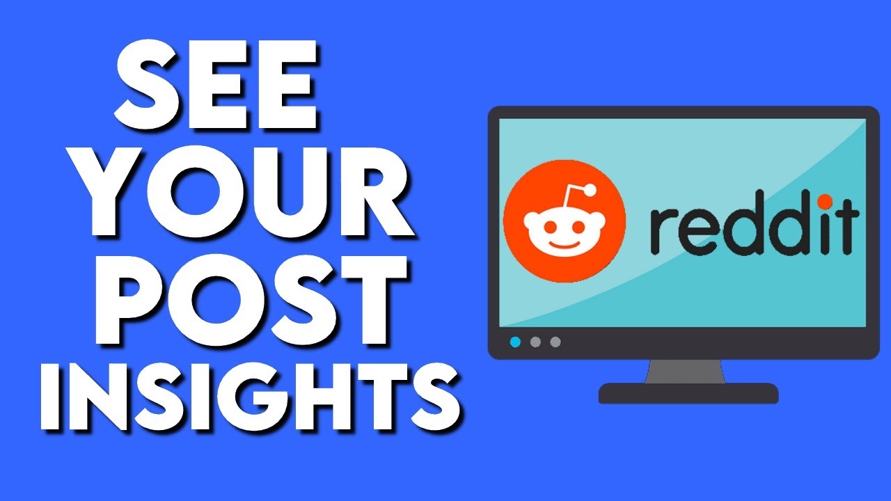 How To See The Insights Of Your Post On Reddit - YouTube