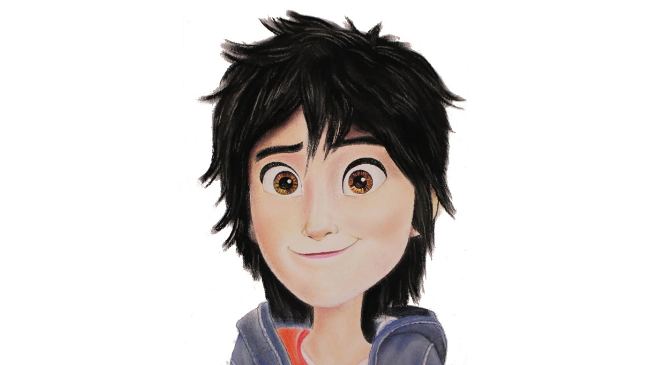 Speed Drawing - Hiro Hamada | Big Hero 6 | Disney by Tiger Tomato - YouTube