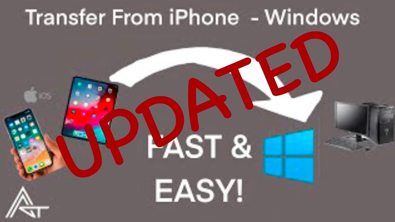 Transfer Files Between iPhone And WIndows (2022) THE EASY WAY! - YouTube