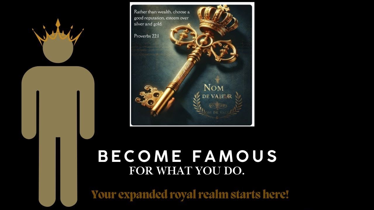 Being Well Known Makes Sales Easier! Build Your Nom de Valeur. - YouTube