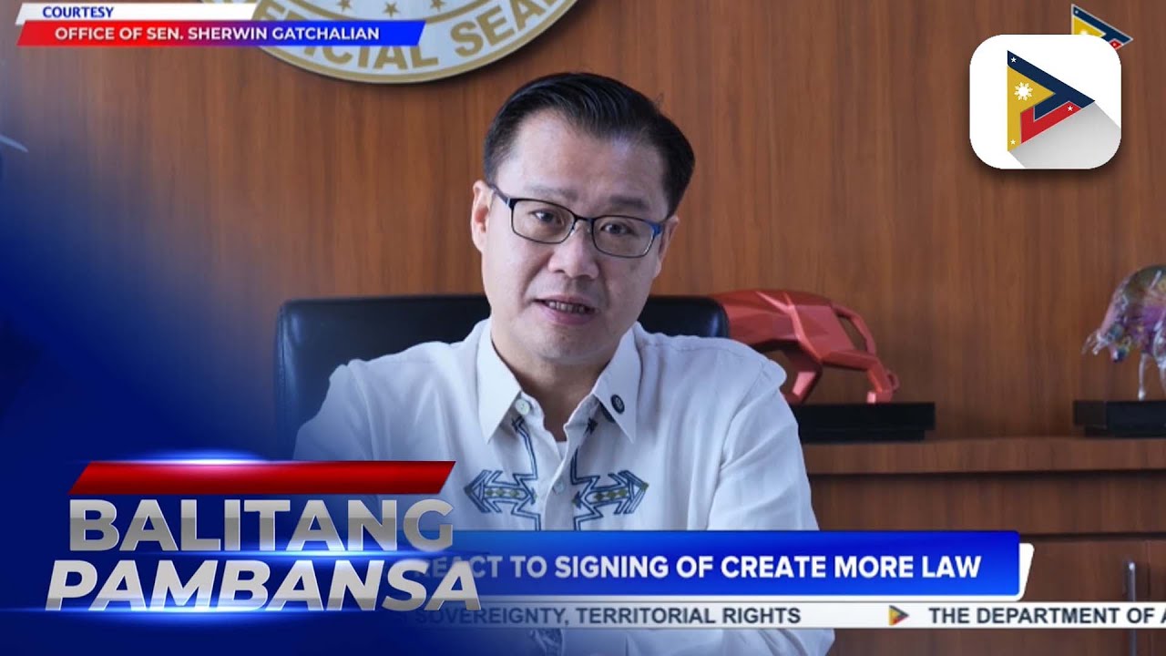 Senators react to signing of CREATE MORE law - YouTube