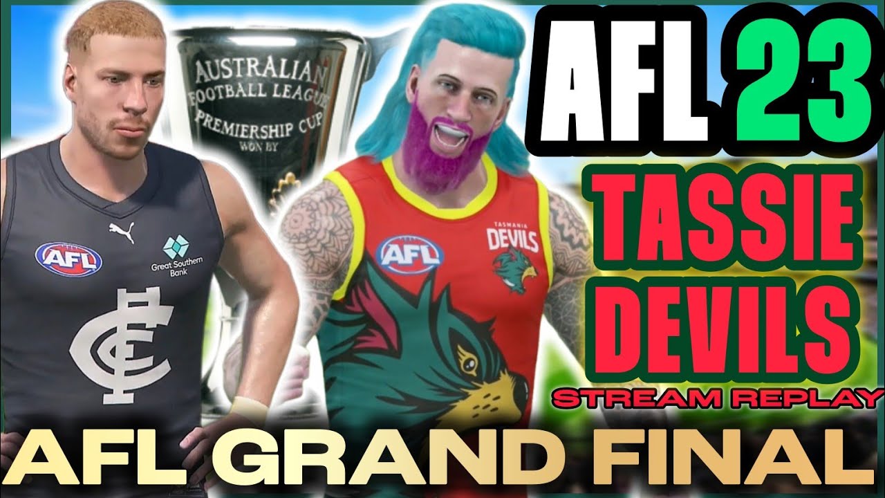 AFL GRAND FINAL! | AFL24 CARLTON VS TASSIE DEVILS | DEVILS SEASON MODE ...