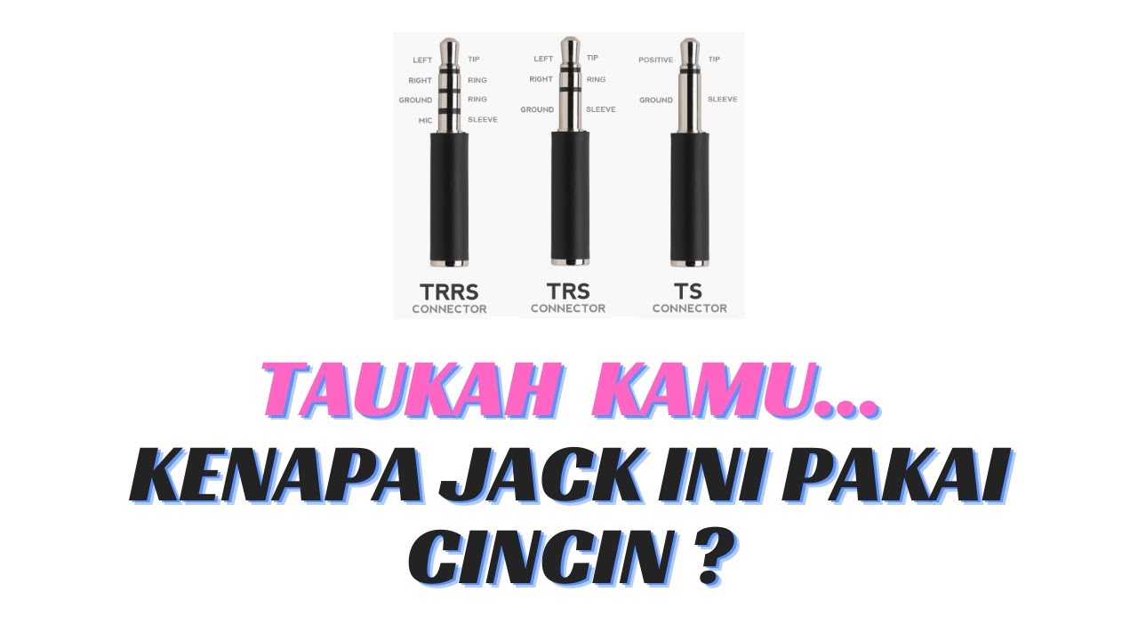Jack aja pakai cincin, masa kamu nggak? #jack #konektor - YouTube