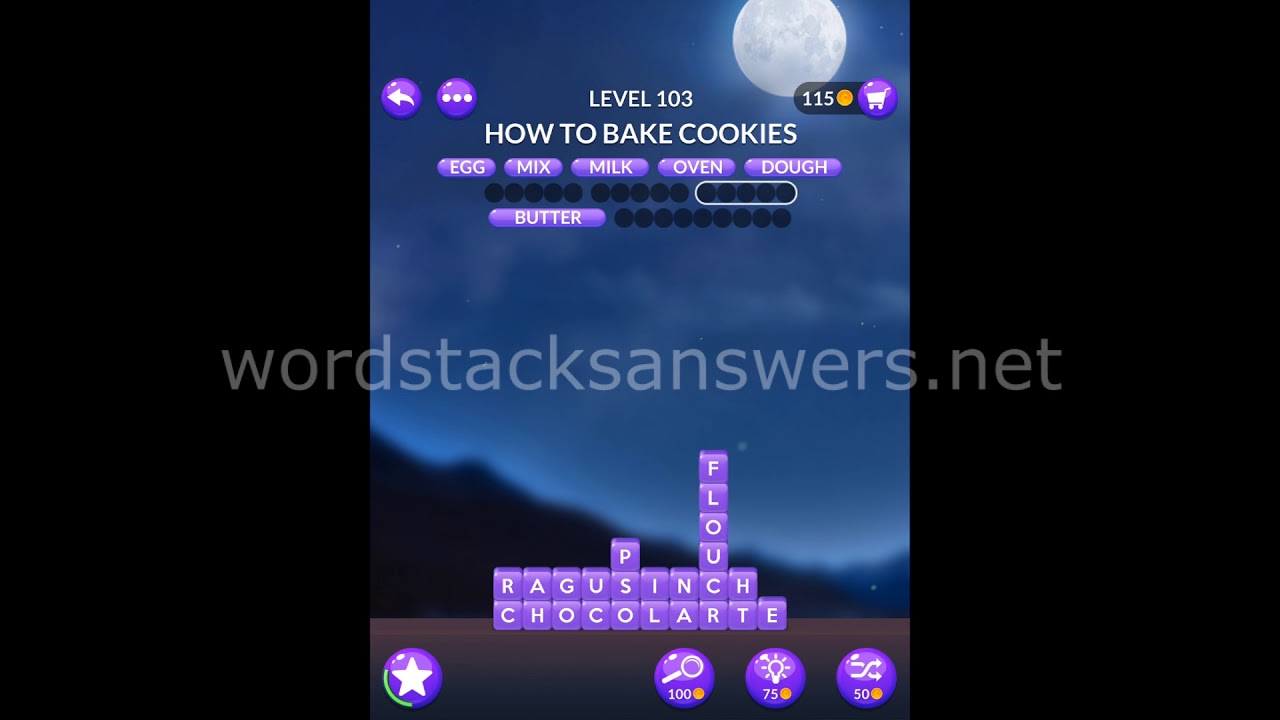 Word Stacks Level 103 Answers - YouTube