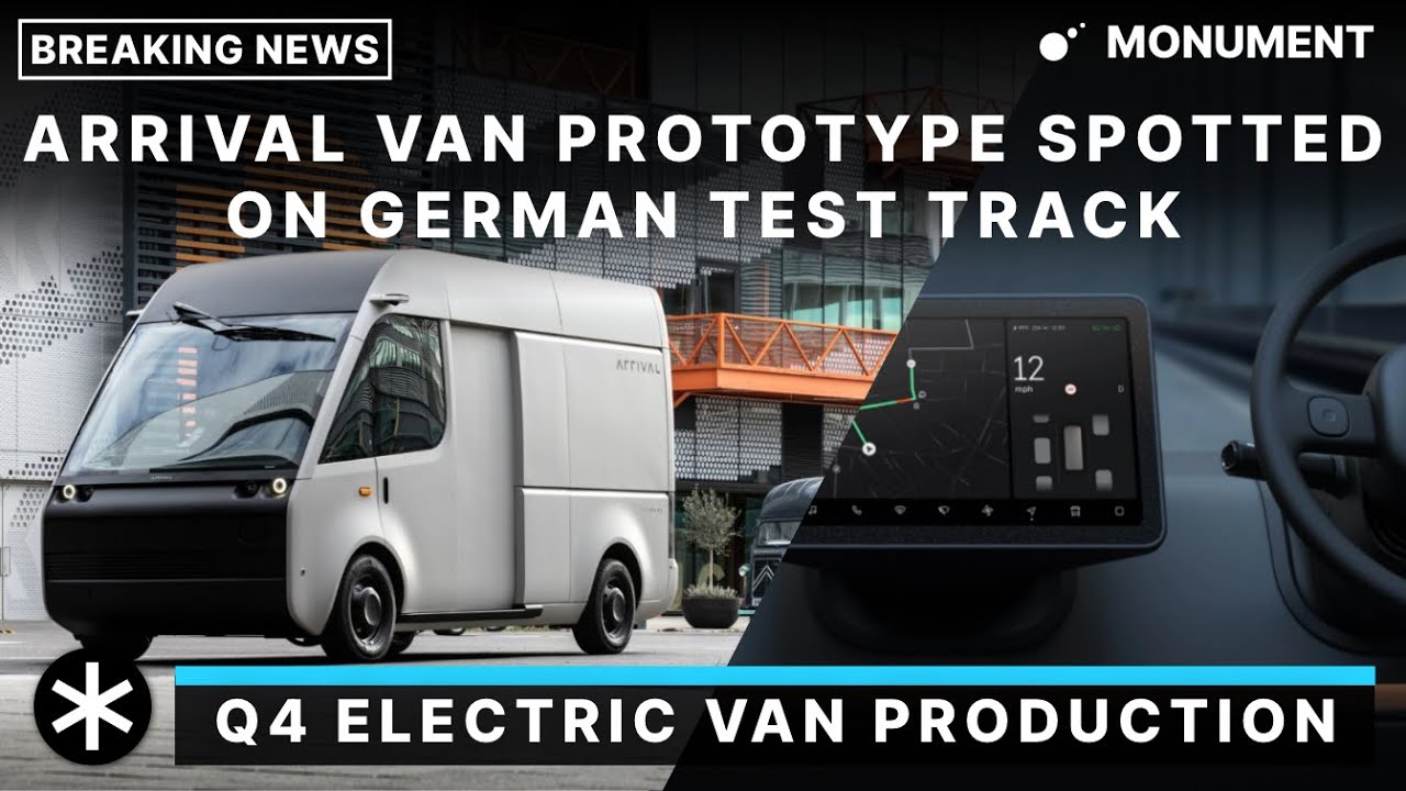 Arrival UPS Electric Van Prototype Spotted on Test Track in Germany ...