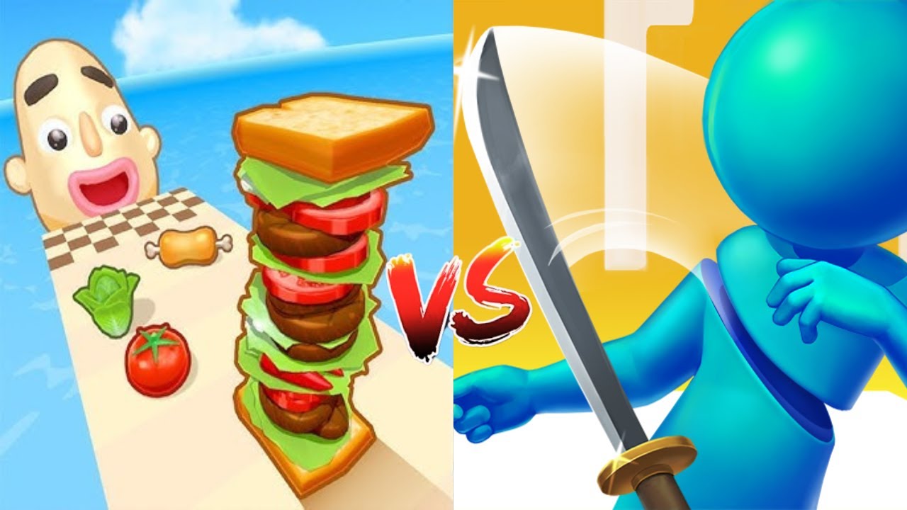 Sandwich Runner vs. Sword Play - YouTube