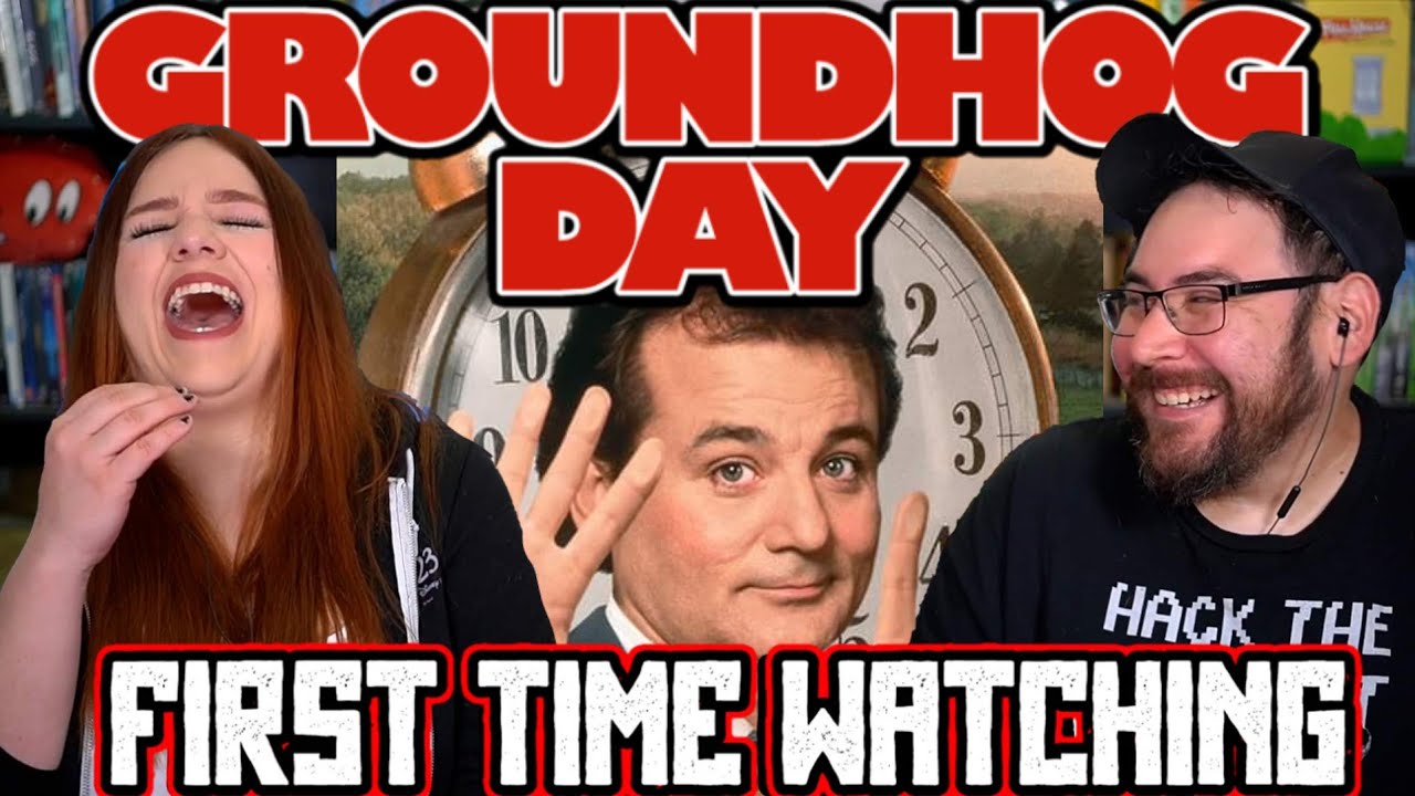 Groundhog Day (1993) MOVIE REACTION | Her FIRST TIME WATCHING | "Phil ...
