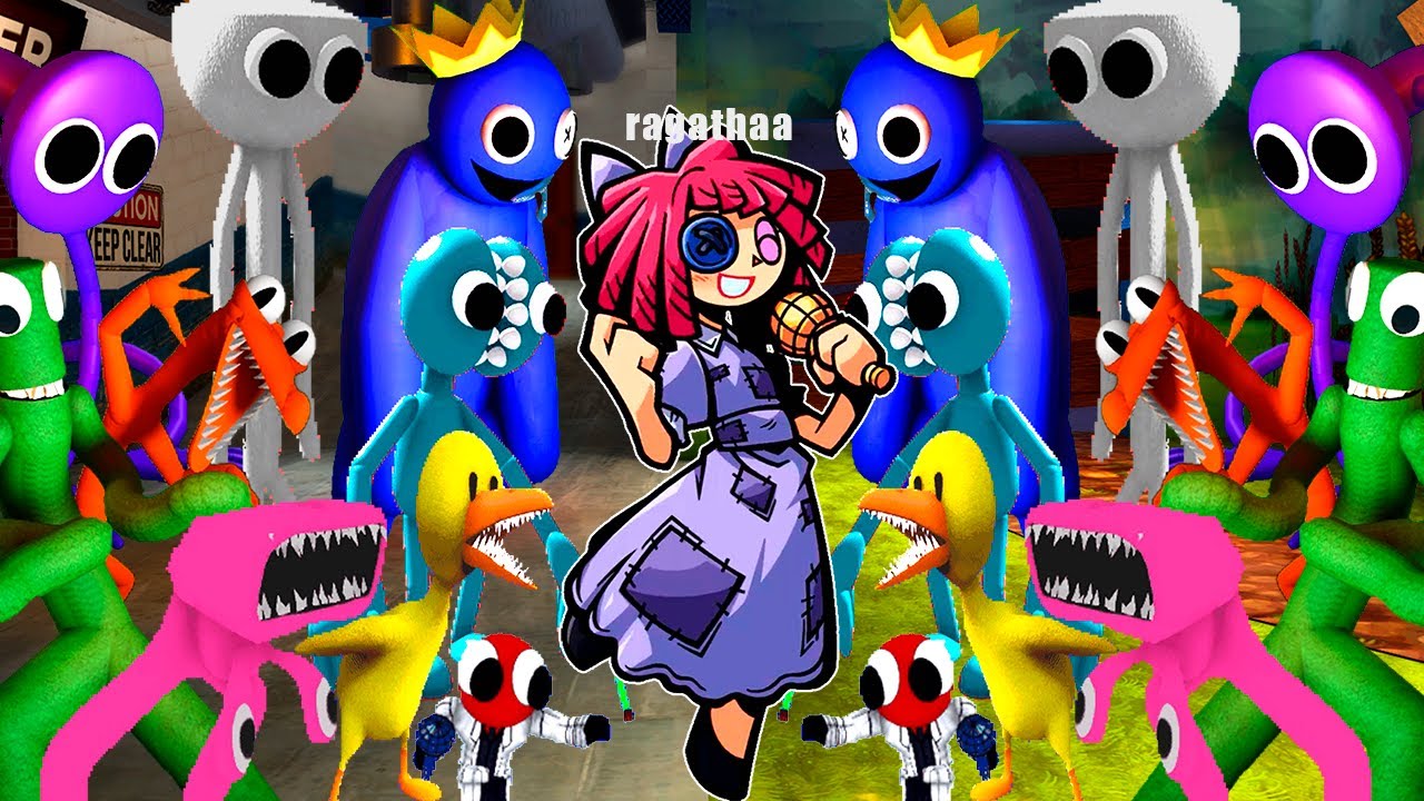 twice as many rainbow friends, but Ragatha here run run... friday night ...