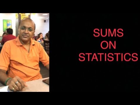 Sums on Statistics | Interesting Sums | Secondary Syllabus - YouTube