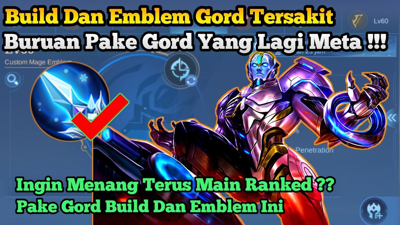 Emblem Dan Build Gord Tersakit Terbaru 2023 - Cara Setting Pengaturan ...