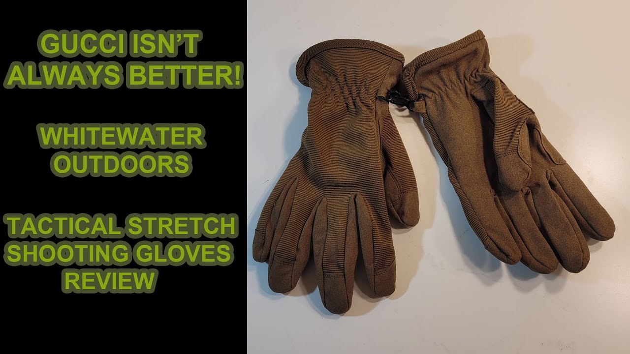 Whitewater (BLOCKER) Outdoor Coyote Brown stretch glove, review. - YouTube