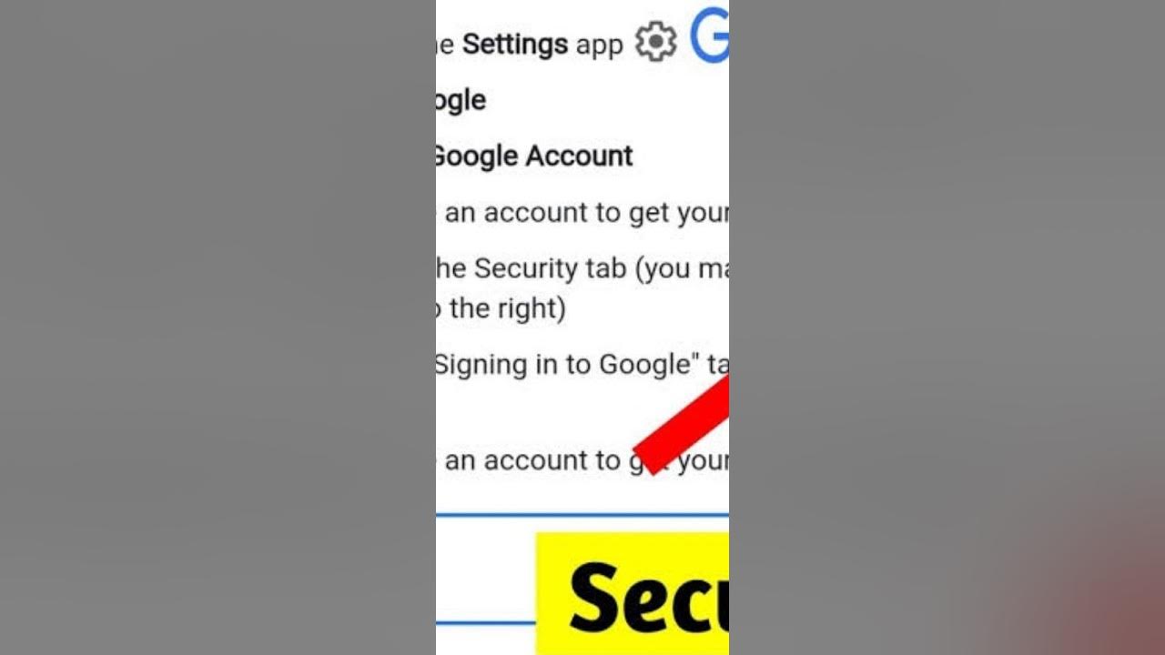 Google account ka security code kaise pata kare. - YouTube
