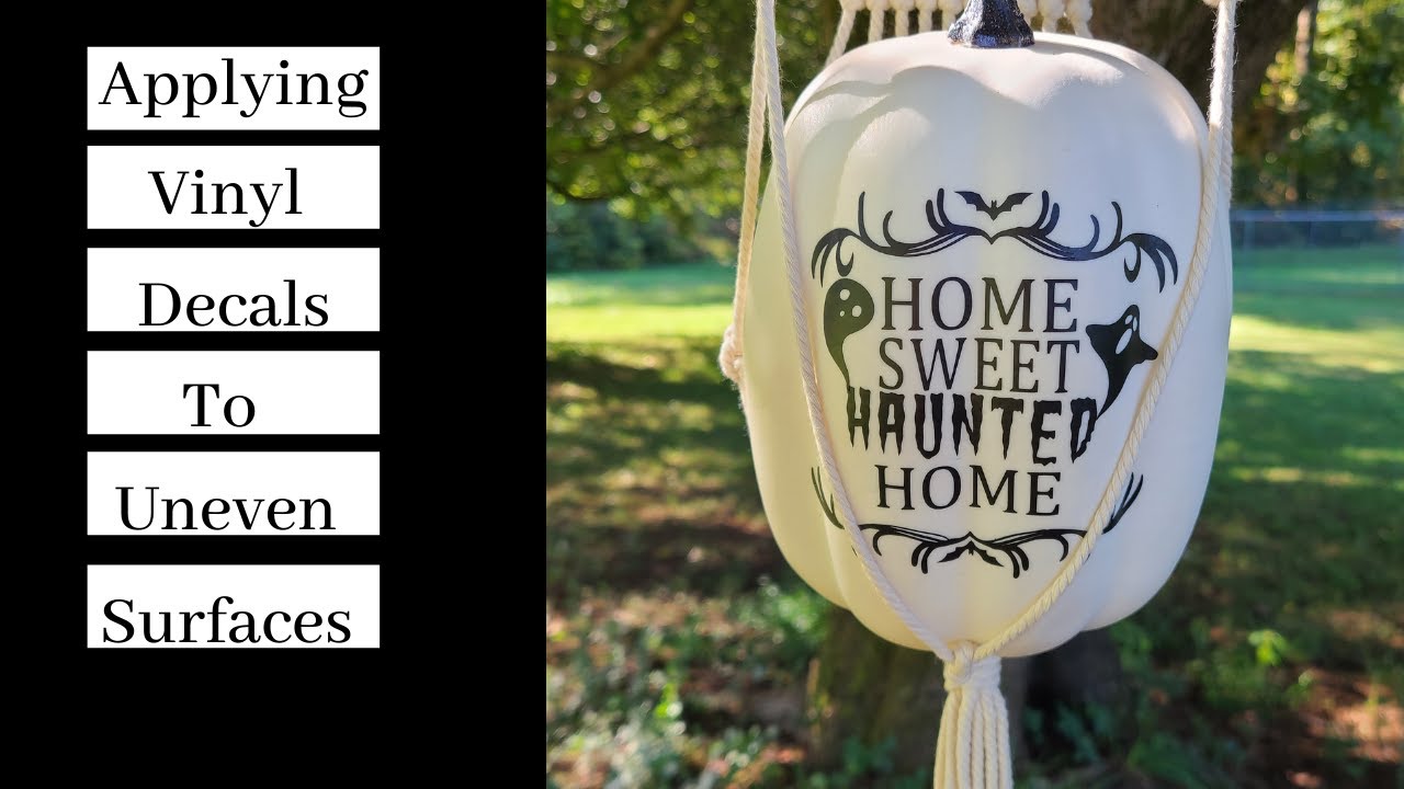 How To Apply Vinyl Decal To Uneven Surfaces - Appling A Decal To A ...