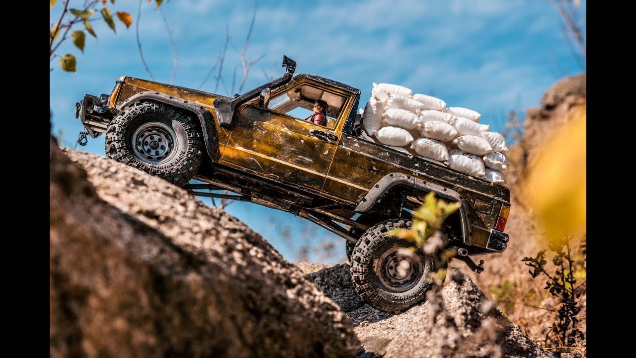 RC Car - Jeep cherokee Trail Run | Gmade GS02 | Overload concept - YouTube