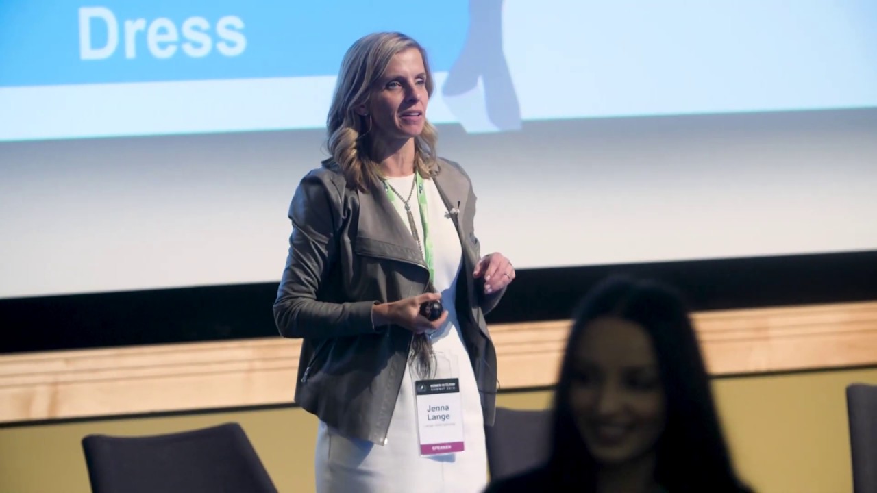 Jenna Lange speaking at Women in Cloud’s second annual summit. - YouTube