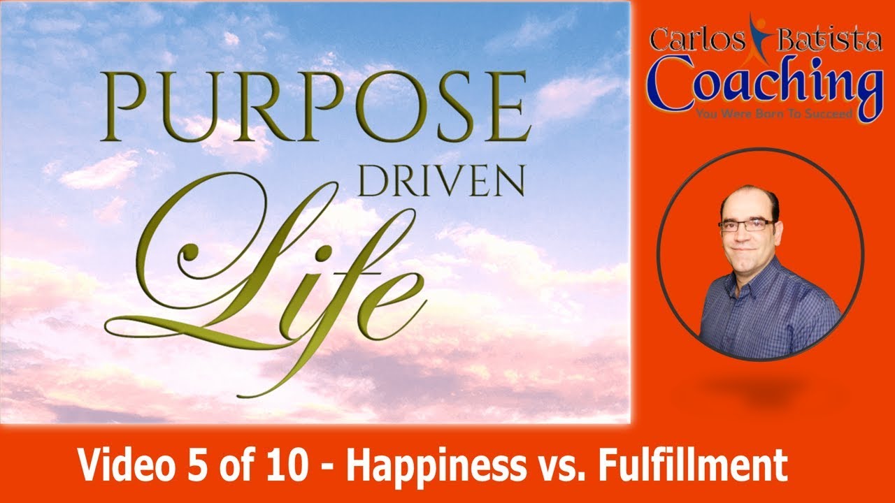 Living A Purpose Driven Life - Video 5 of 10 - YouTube