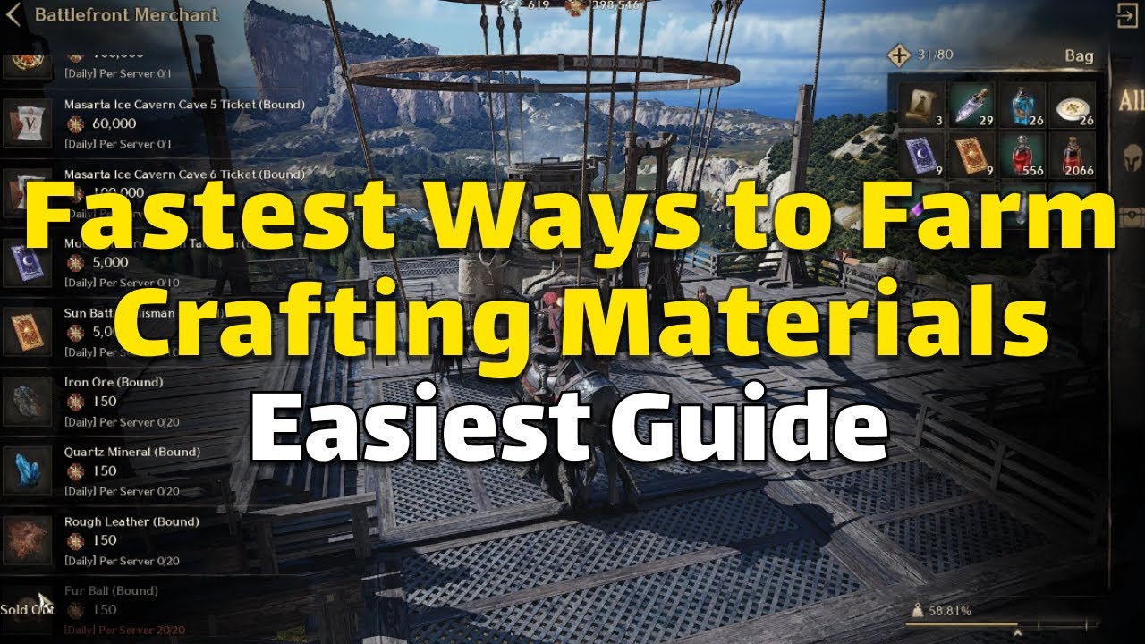 Night Crows Best and Fastest way to Farm Crafting Materials - Easiest ...