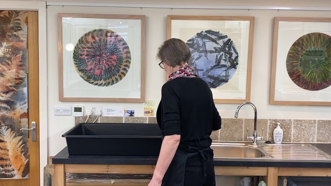 Ruth Thomas; The Printmakers Studio; "Clwydian Hills" part three ...