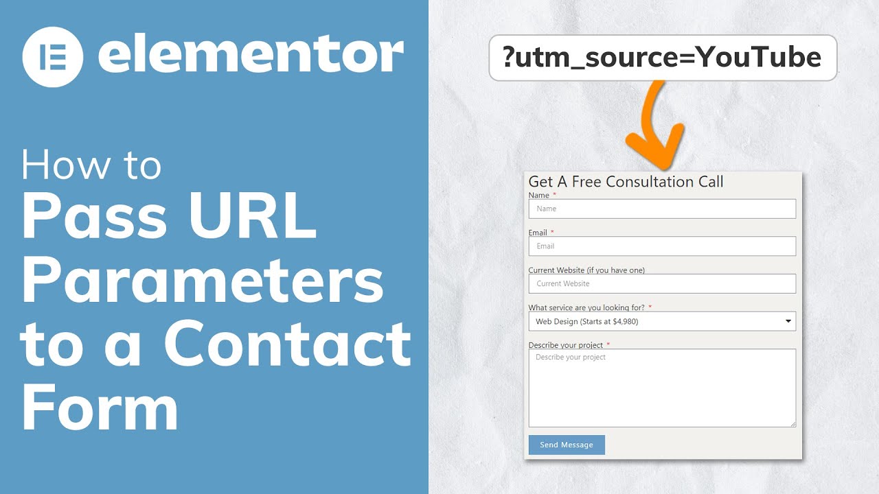 Pass URL Parameters To A Contact Form Elementor Pro YouTube Pass URL Parameters To A Contact Form Elementor Pro YouTube