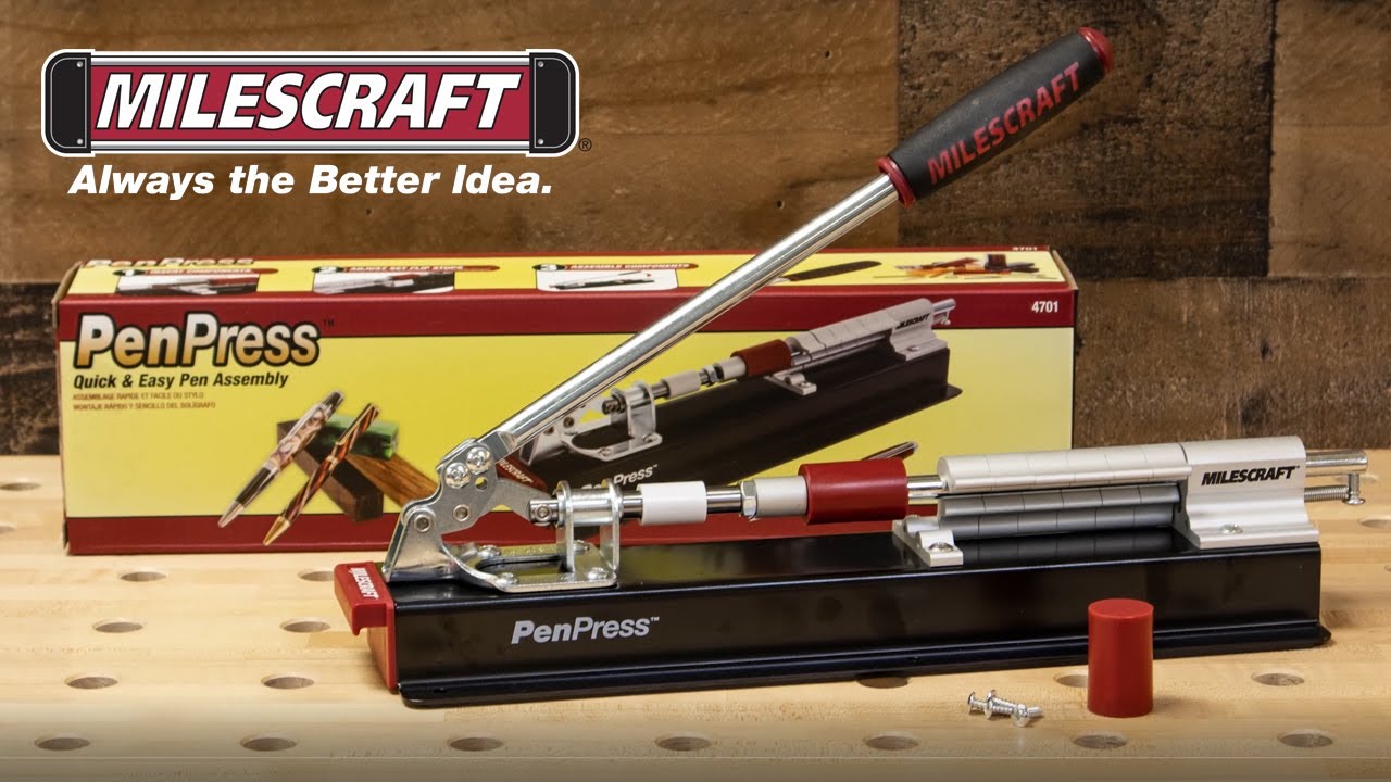 Milescraft 4701 PenPress - How to Assemble Pens and Other Turned ...