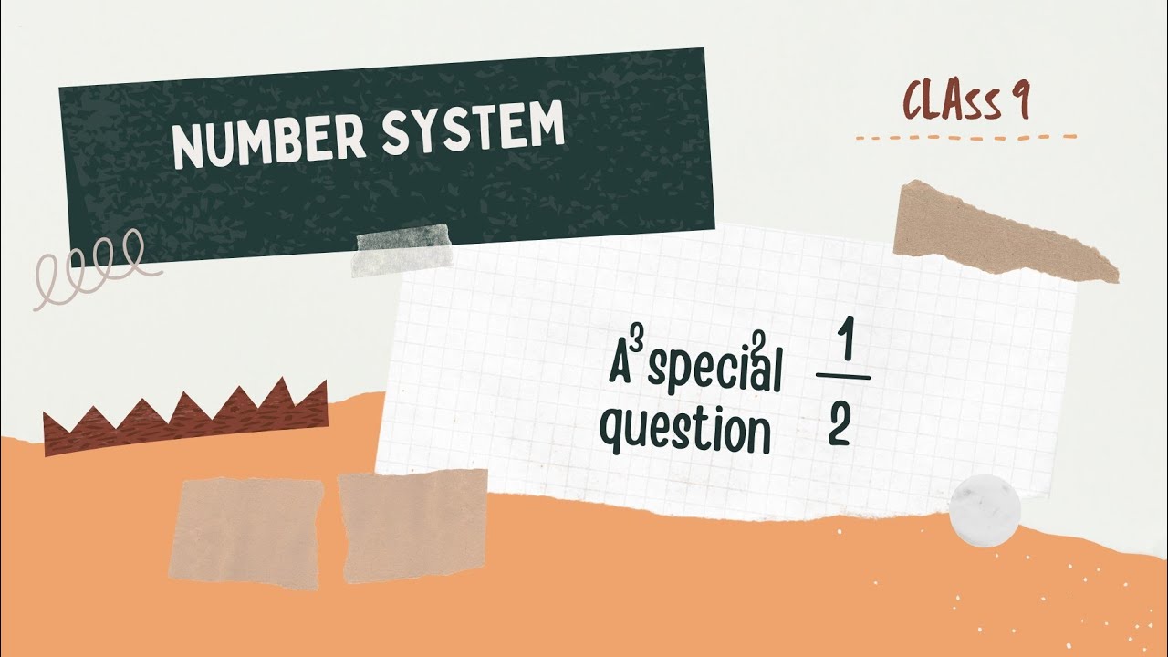 Number System | Class 9 | Important Question | Special Series | Ex 1.5 ...