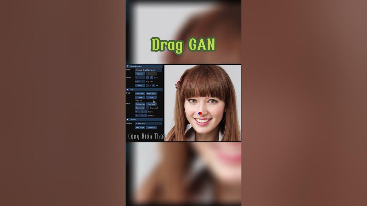 Drag Your GAN - AI chỉnh sửa hình ảnh cực mạnh | Cộng Kiến Thức - YouTube