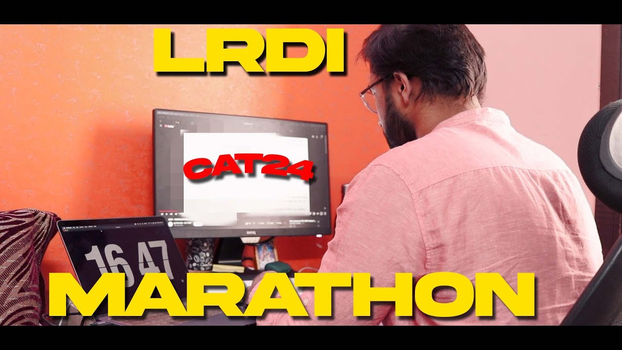 LRDI MARATHON CAT 2024 | A DAY IN LIFE OF CAT ASPIRANT | Study Vlog ...