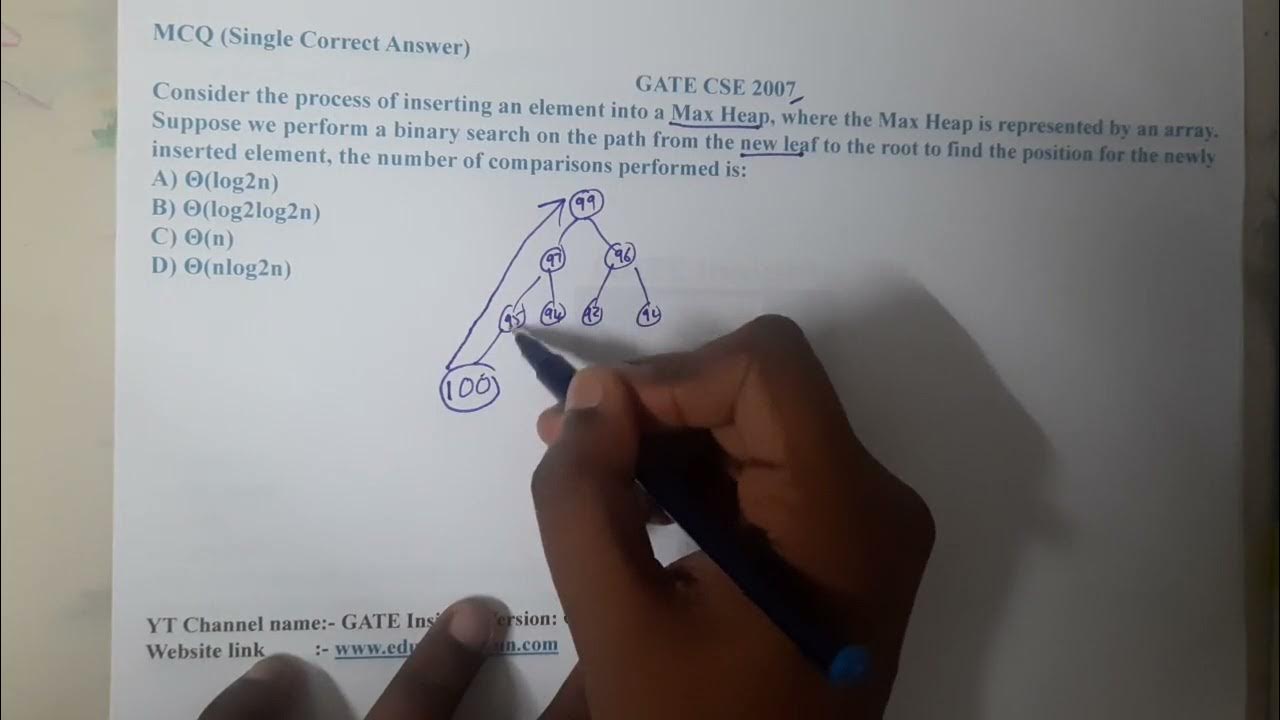 GATE CSE 2007 Q ||Algorithms || GATE Insights Version: CSE - YouTube