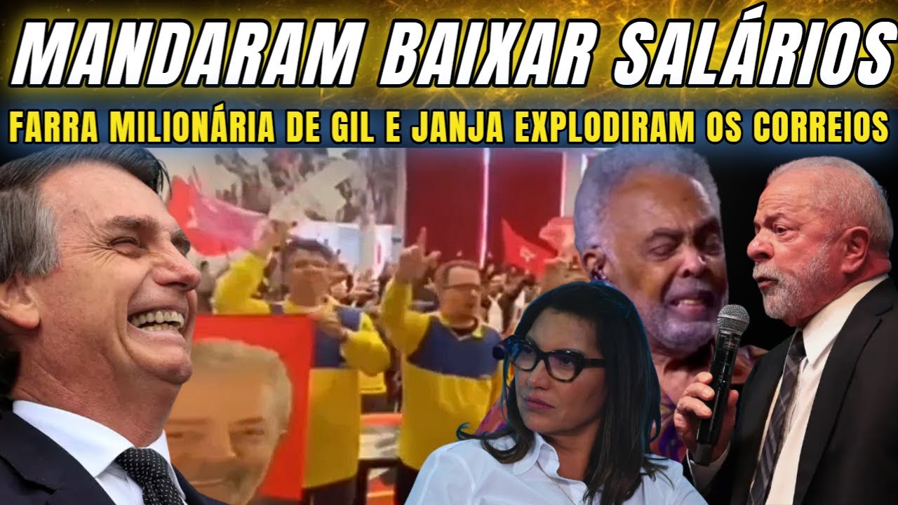 URGENTE RINDO ALTO! FARRA MILIONÁRIA DE GILBERTO GIL E JANJA FEZ LULA ...