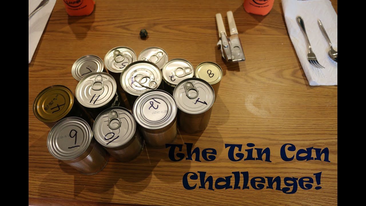 The Tin Can Challenge!! - YouTube