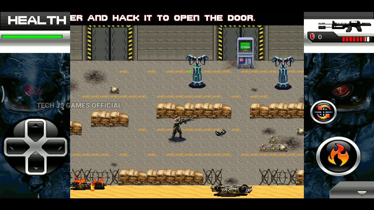 Terminator Salvation 2D Game Apk Android Gameplay - YouTube