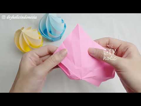 EASY ORIGAMI CUPCAKE ｜ PAPER CUPCAKE CRAFT IDEAS - YouTube