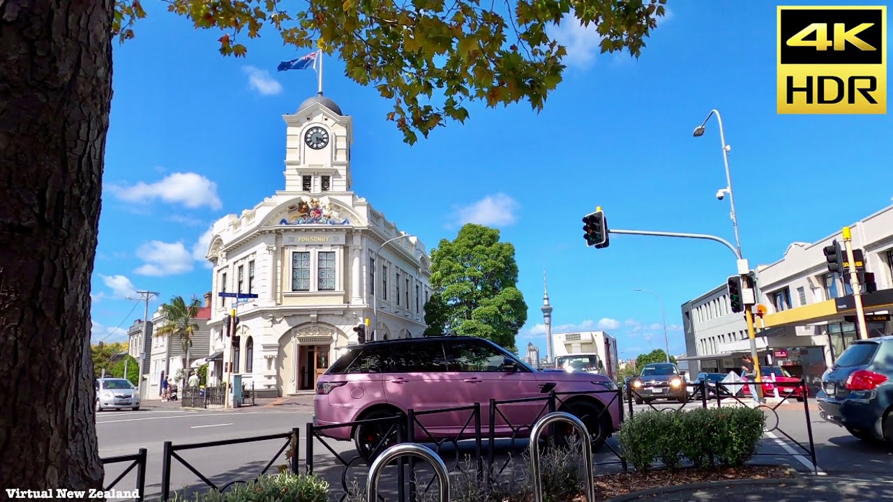 【4K HDR】Walk Tour Ponsonby Auckland New Zealand! - YouTube