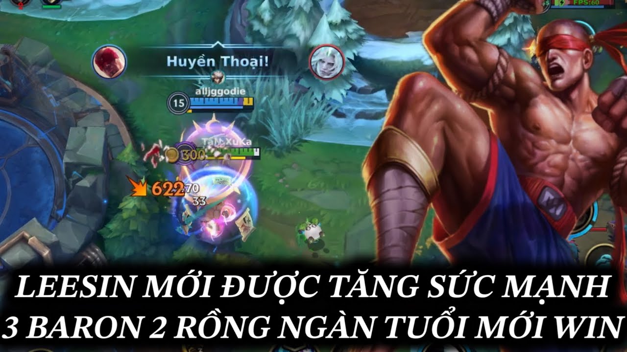 [LMHT:TỐC CHIẾN] LEESIN MỚI ĐƯỢC TĂNG SỨC MẠNH TRẬN ĐẤU KHÁ LÀ VẤT VẢ ...