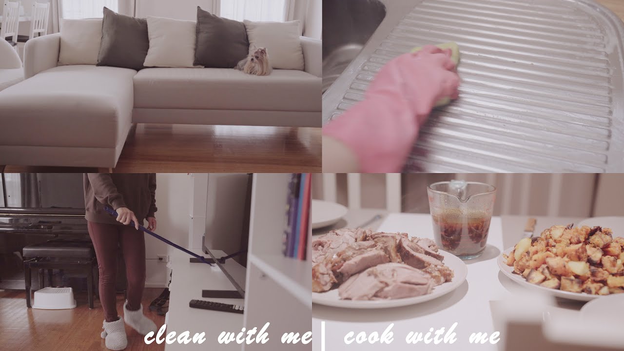 2024 A day in my life |Clean with me | Cook with me| Kitchen cleaning ...