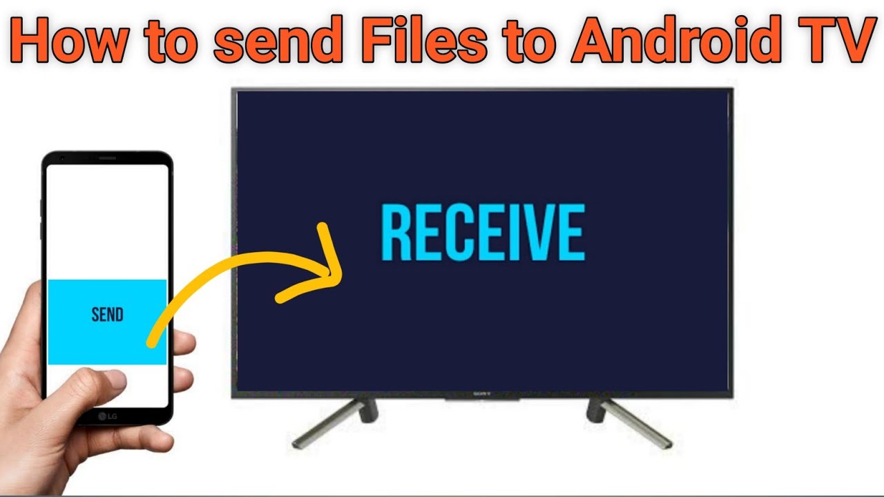 How to send files from phone to Android TV | Send Files to Tv | Android ...