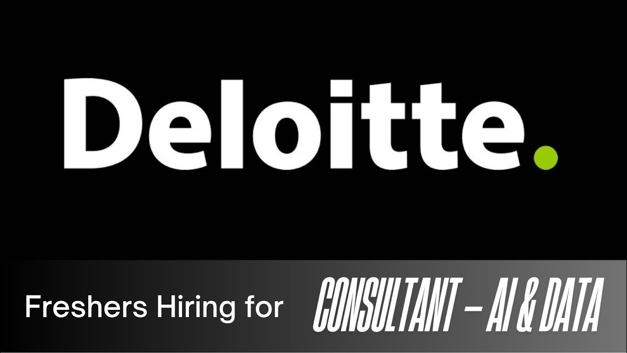 Deloitte is Hiring Tableau Consultants | Mass Hiring Across 7 Cities ...