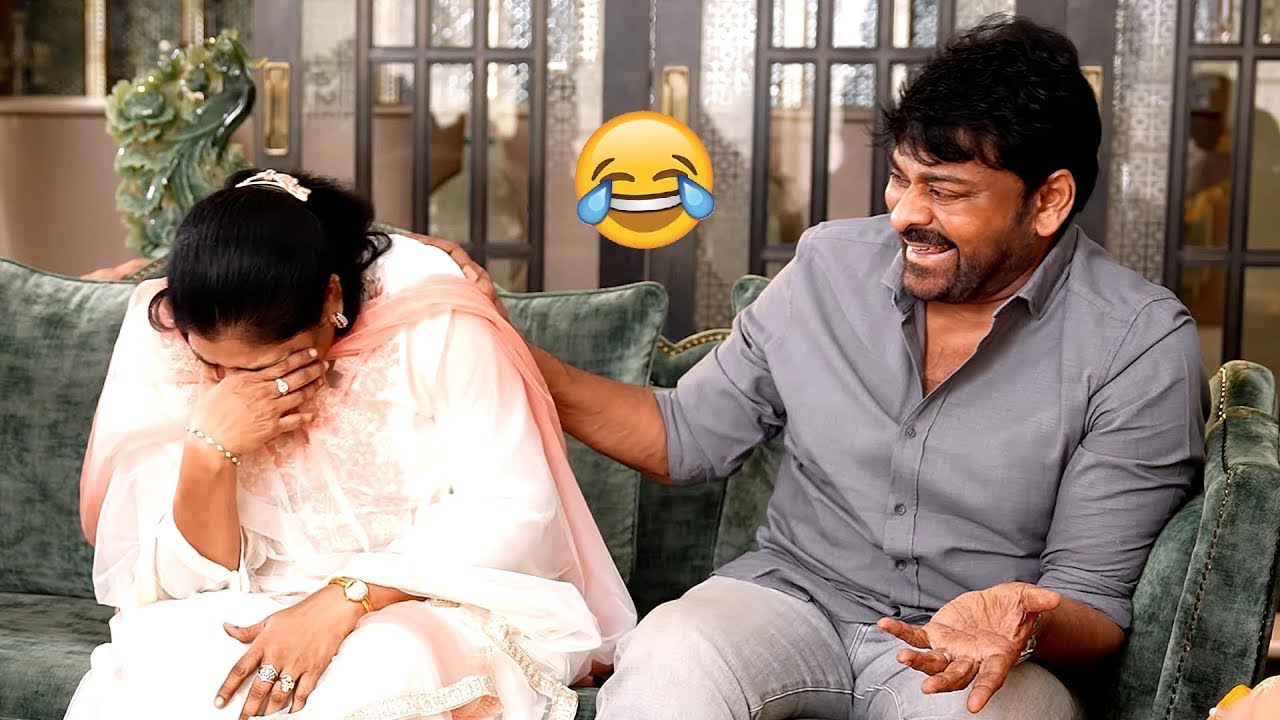 Chiranjeevi Funny Moments With Madhavi Rao 🤣🤣 Konidela Family | Naga ...