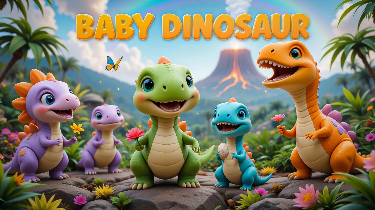 Baby Dinosaur Dance | The Adventure Of A Baby Dinosaur | Sing and Dance ...