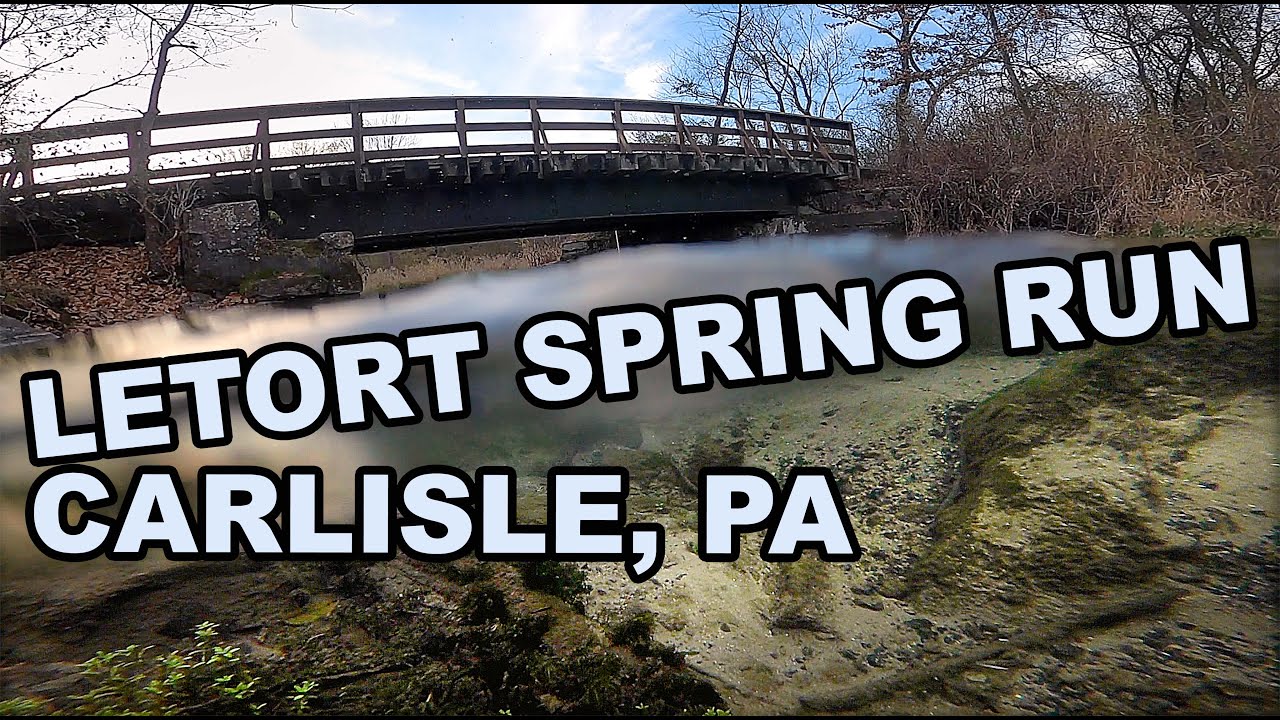 Exploring LETORT SPRING RUN trout stream | Carlisle PA | UNDERWATER ...