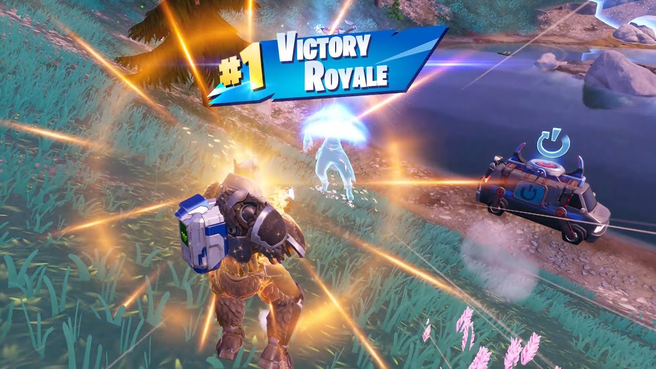 Fortnite 4:3 Optimus Primal Victory Royale & Shady Stilts Temple Puzzle ...