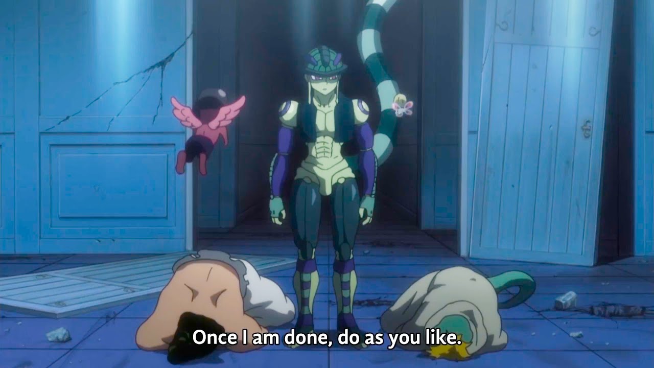 Meruem lost his memories and defeated Knuckle and Meleoron with ...