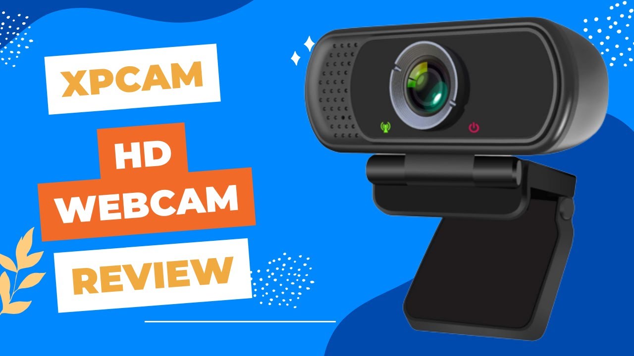 Webcam, HD Webcam 1080P with Privacy Shutter and Tripod Stand, Pro ...