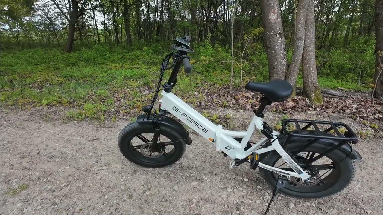 Rower elektryczny G-FORCE 250W/48V, pierwsze wrażenia po kilku kilometrach. - YouTube