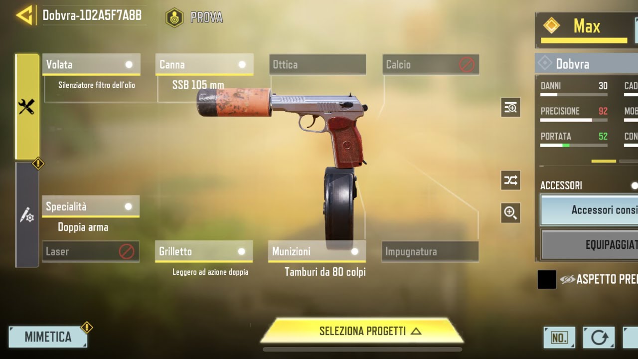 composition weapon call of duty mobile dovbra pistol - YouTube