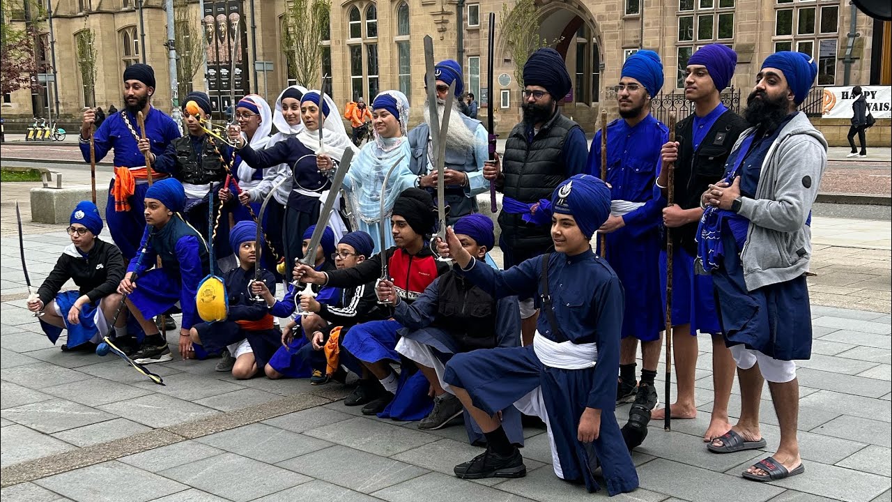 Akaali baba ajit Singh ji @ Manchester museum celebrating vasakhi 2024 ...