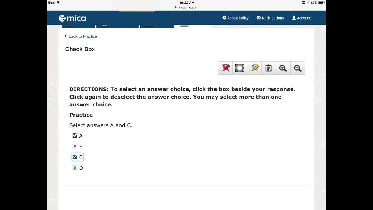Check Box and Strikeout iPad - YouTube