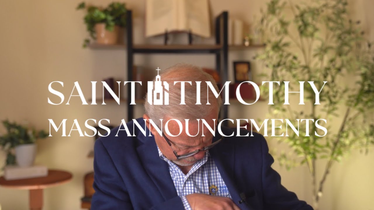 Mass Announcements | March 17th, 2024 - YouTube